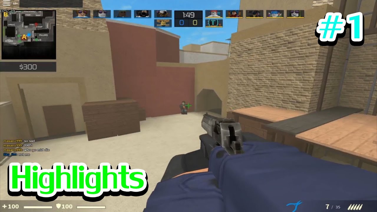 Roblox Counter Blox : Highlights #1 - YouTube