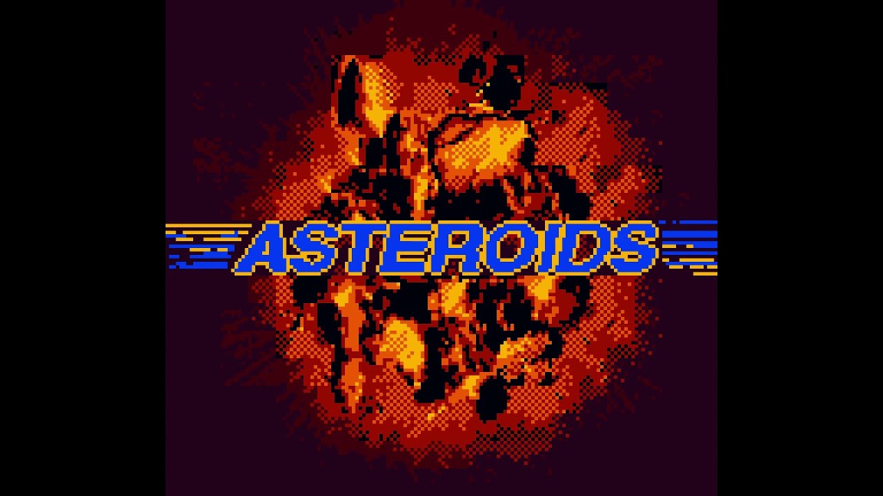 Asteroids (Game Boy Color) – Introduction et écran-titre (Europe ...