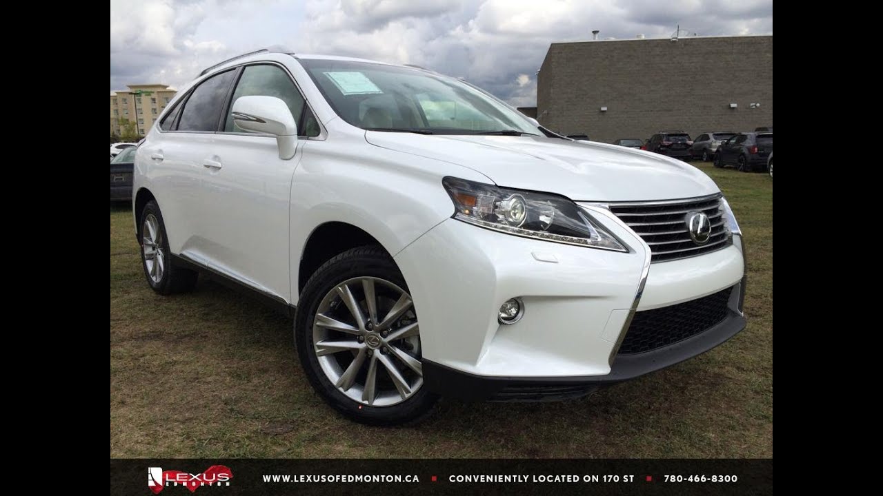 New White 2015 Lexus RX 350 AWD Sportdesign Edition In Depth Review ...