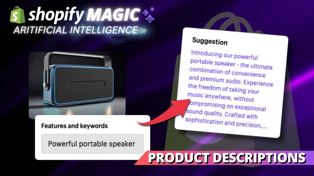 Shopify Magic AI | Generate Product Descriptions - YouTube