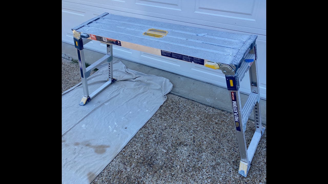 Werner Pro Platform bench, Wood Butcher review - YouTube