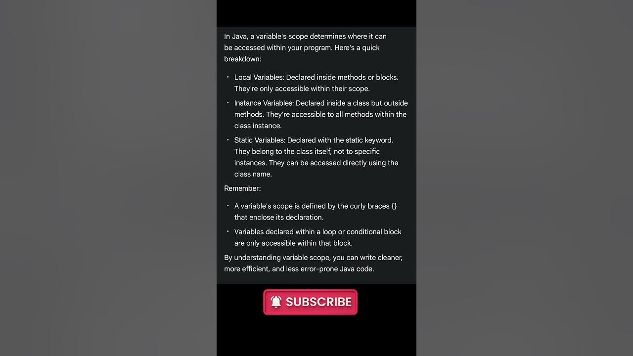 #variables #java #codingtips #code #dev #developer #developertips #programming #oopsconcept # ...
