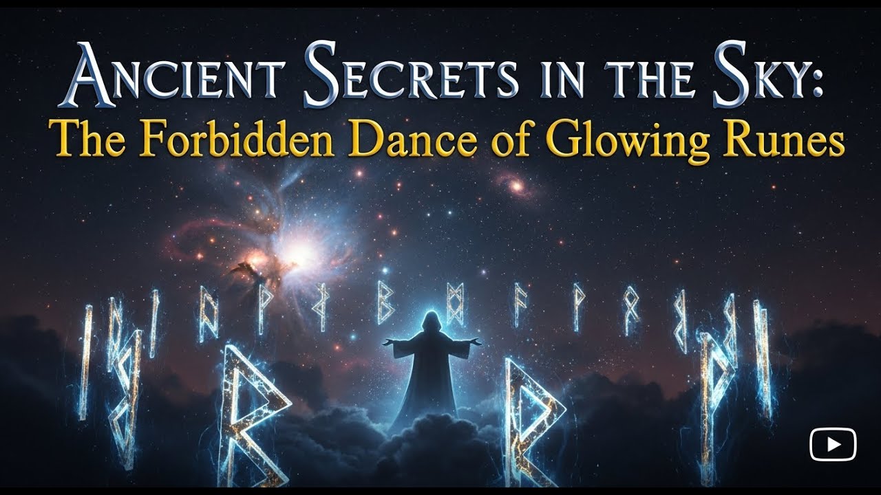 Ancient Secrets in the Sky: The Forbidden Dance of Glowing Runes - YouTube