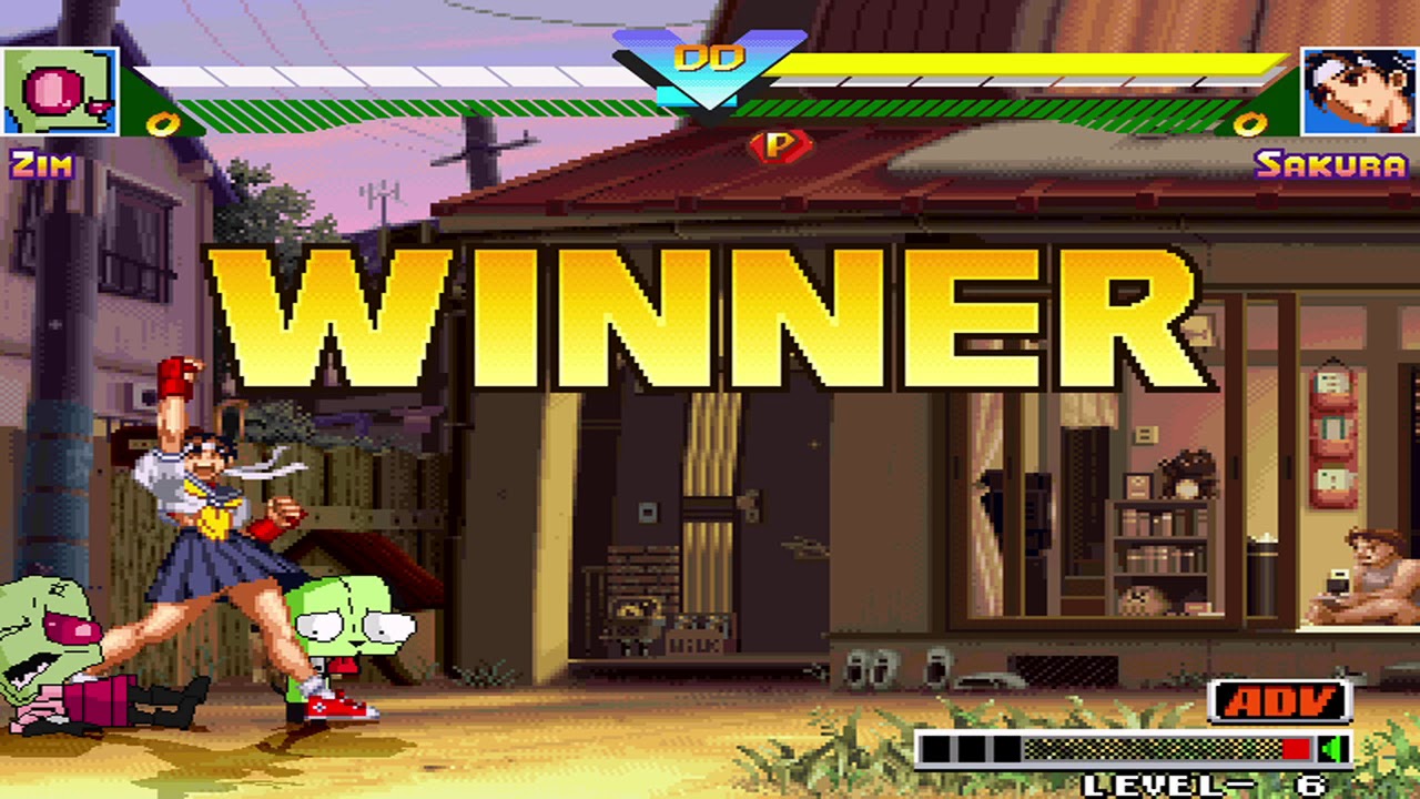 MUGEN Request: Invader Zim VS Sakura Kasugano KOF (Nickolas Collins ...