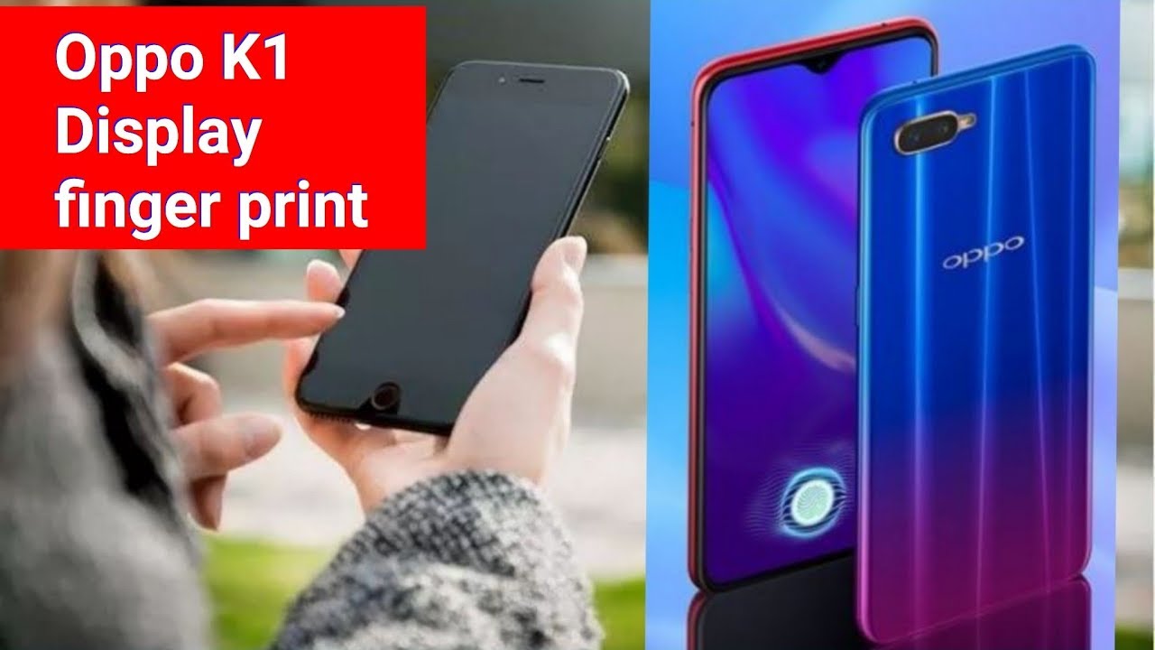 Oppo K1 Display Fingerprint sensor phone - YouTube
