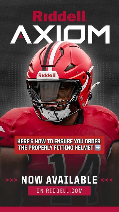 Here’s how to ensure you order the properly fitting helmet when you get your Axiom. #riddell # ...
