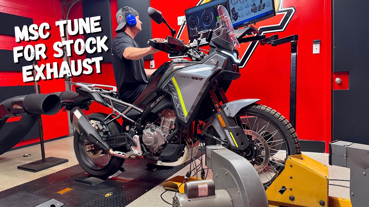 CFMOTO IBEX 450 / 450MT ECU Dyno Tune Results by Team MSC - YouTube