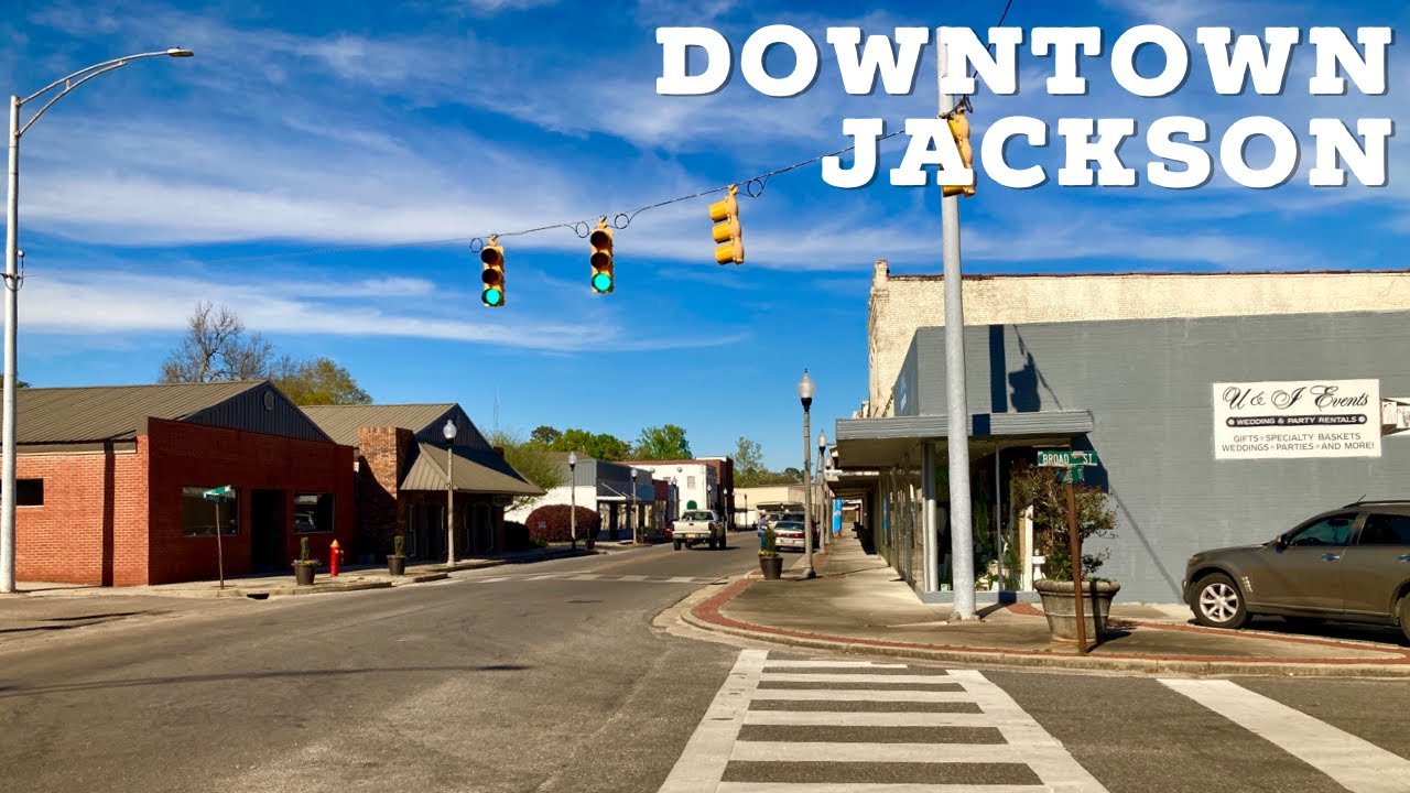 Downtown Jackson || Walking Around Jackson, Alabama - YouTube