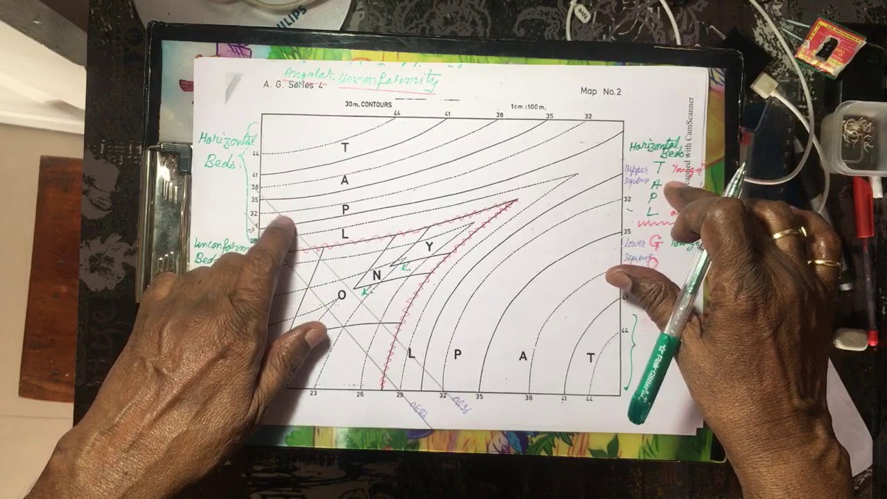 Angular Unconformity Map 2 - YouTube