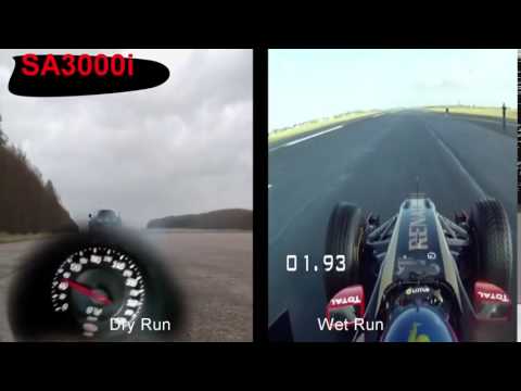 Formula 1 Aracı ve Bugatti Veyron Yarışı