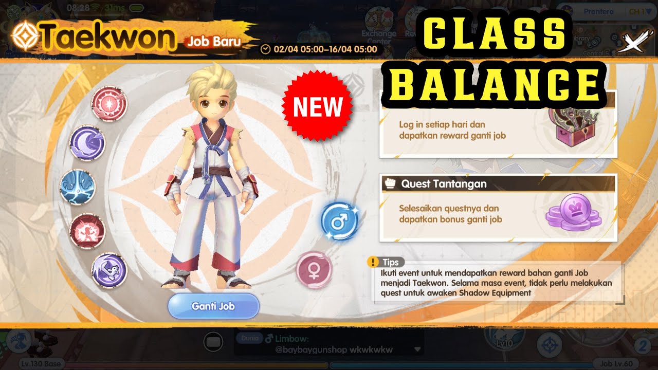 ROX - BUILD TAEKWON | RANGER BUFF OP PARAH | MEGA UPDATE - YouTube