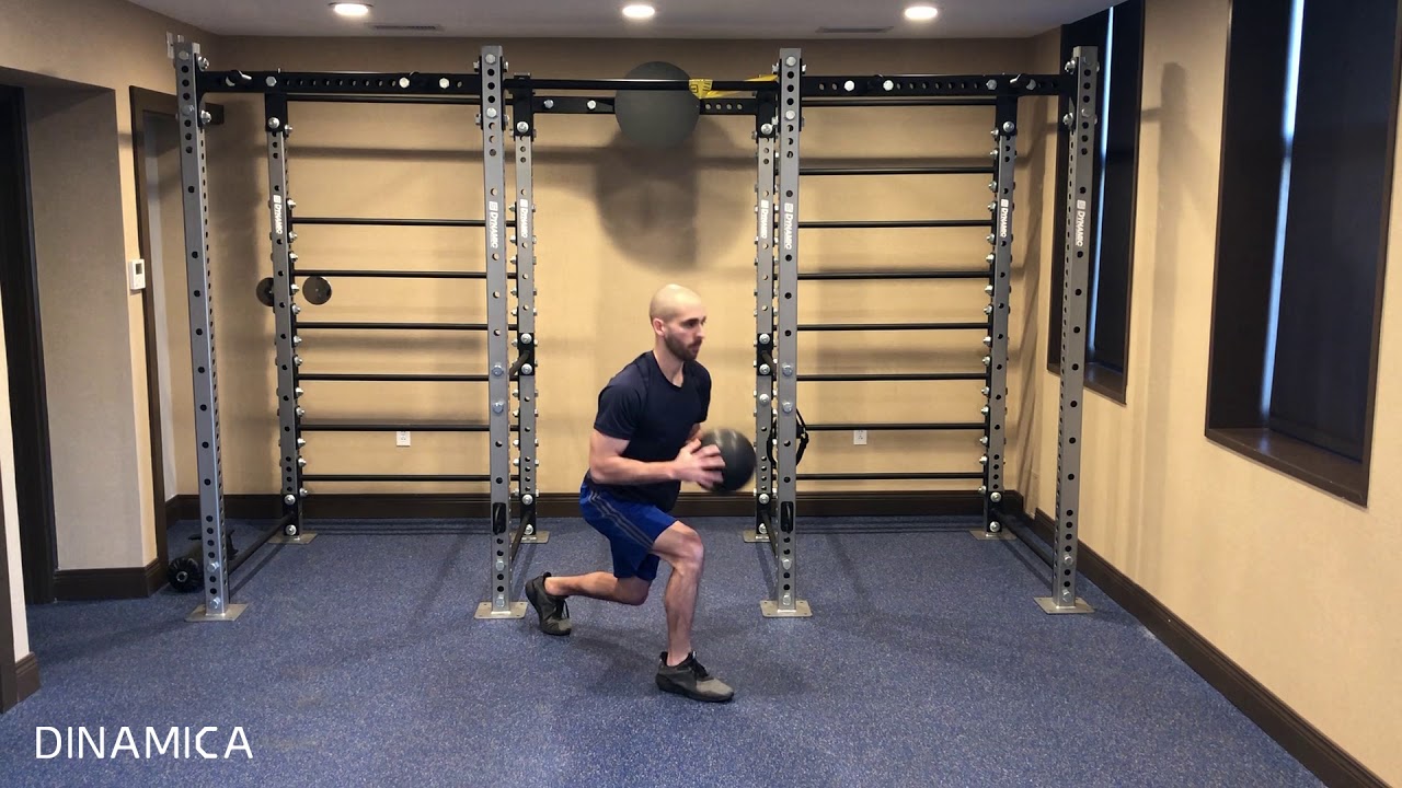 Low Split Overhead Rotational Slam Medicine Ball - YouTube