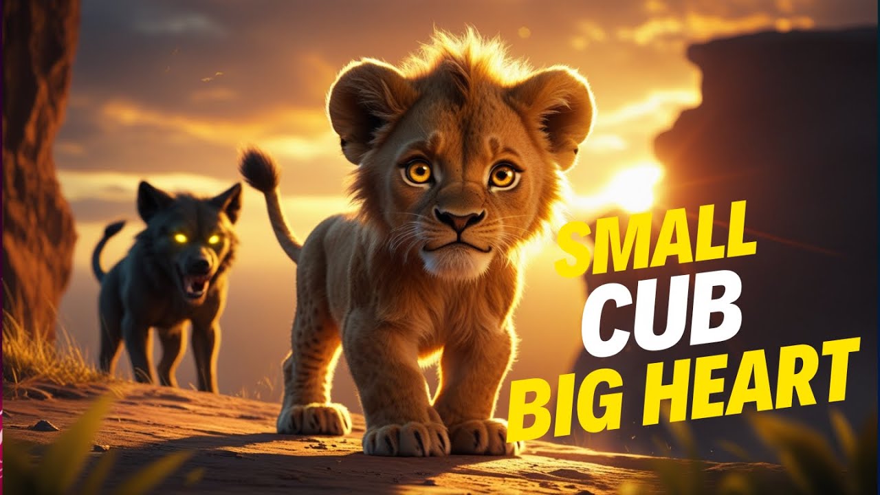 The Lion Cub Who Was Afraid to Roar 🦁 | Motivational Jungle Story ...