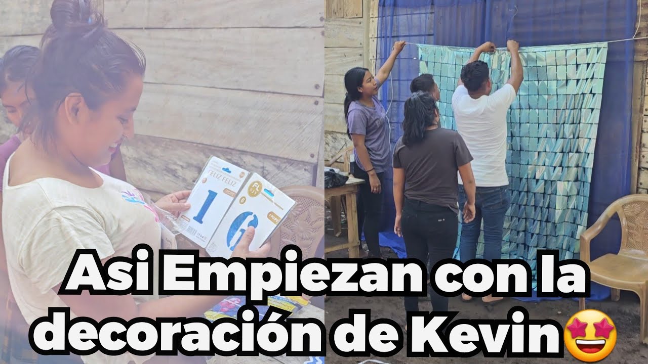 3Los chicos Empiezan con la decoración para la fiesta de Kevin🤩😍Kevin ...