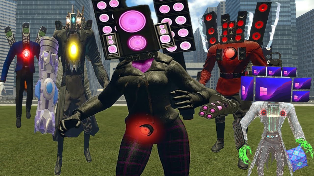 UPGRADED SPEAKERMAN , SPEAKER WOMAN TITAN VS PC MAN TITAN & CAMERAMAN ...