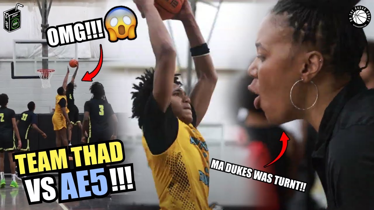 THESE 16U TEAMS WERE GOING AT IT😳 |Team Thad vs AE5 |OTR Summer Jam - YouTube