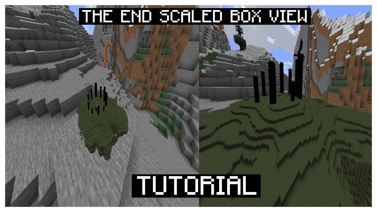 How To Make The End Scaled Box View l Immersive Portals Mod - YouTube