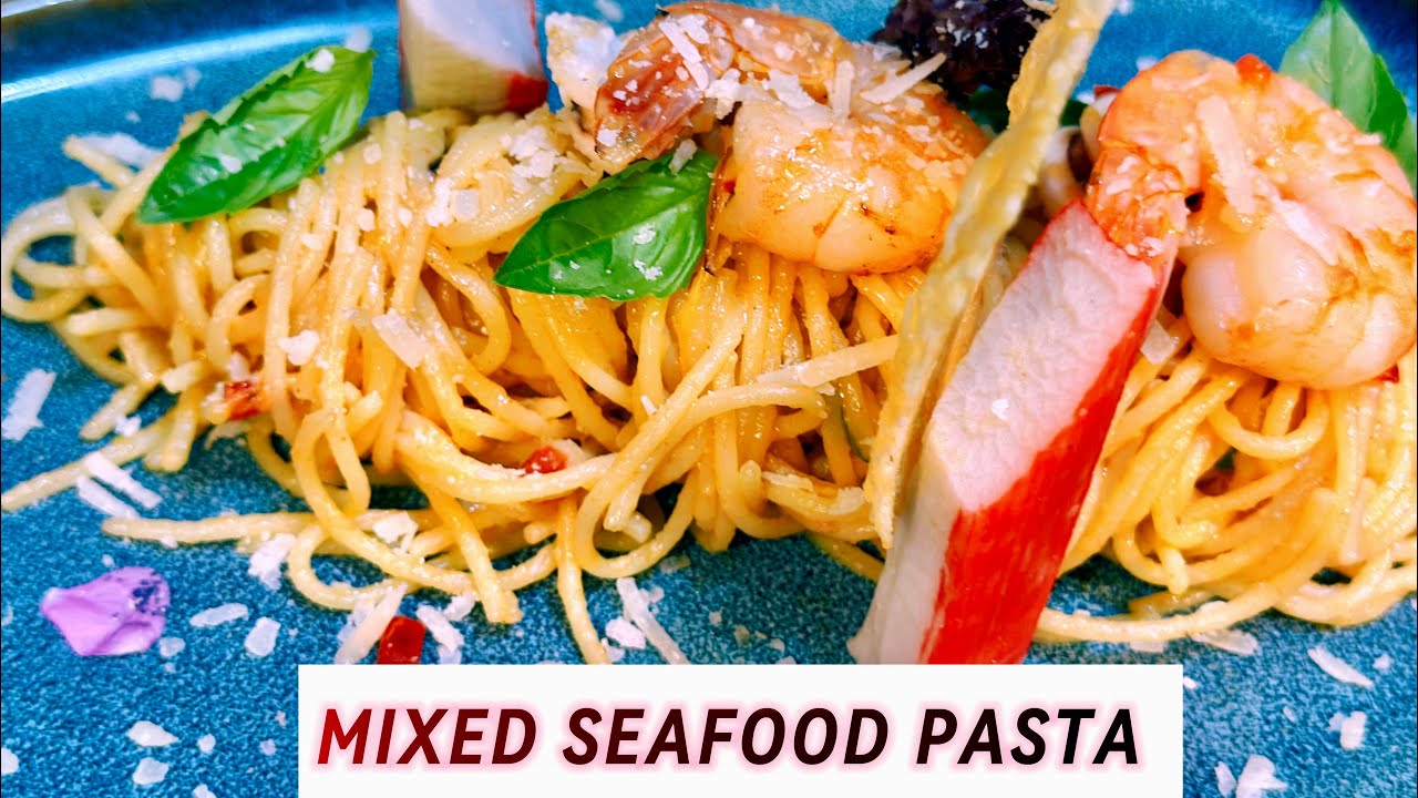 Mixed Seafood Pasta - YouTube