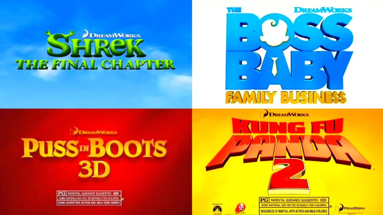DreamWorks TV Spot trailer logos - YouTube