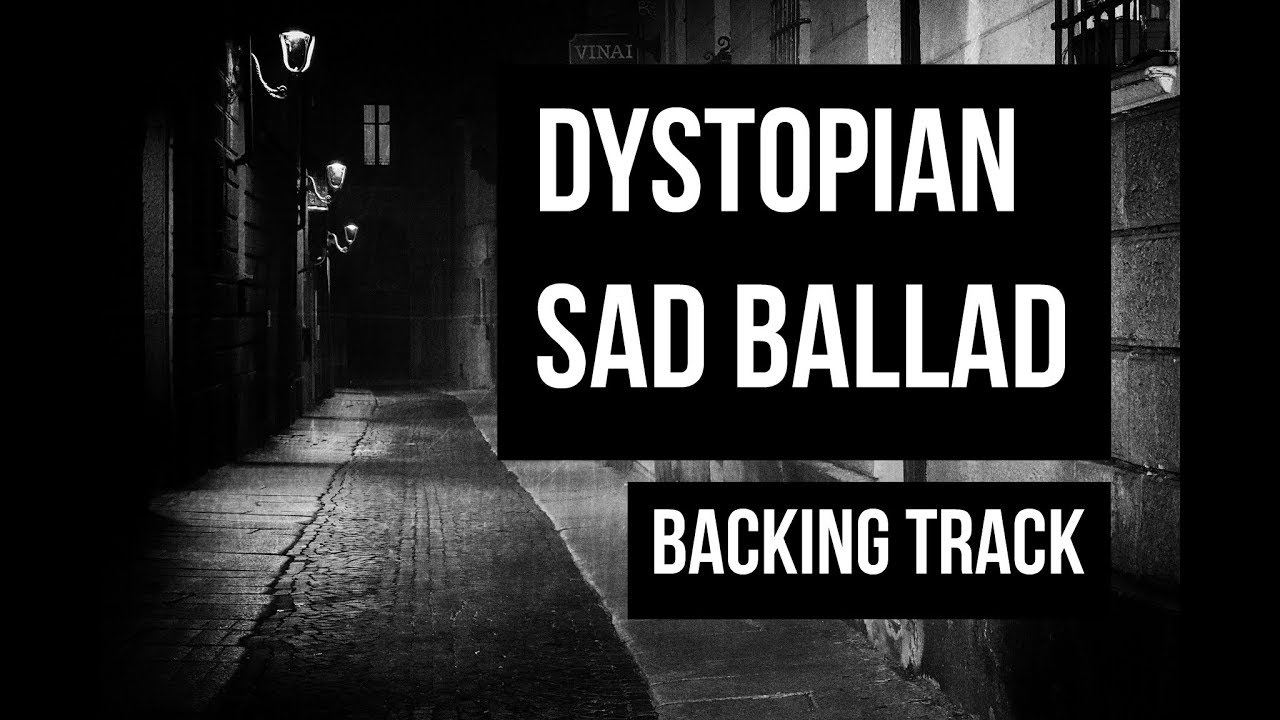 Dystopian sad ballad Guitar backing track in Cm / 90 bpm - YouTube