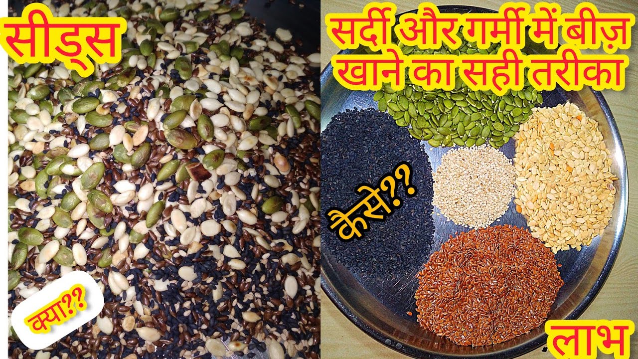 Beej/Seeds Khane Ka Sahi Tarika Jo Bana Dega Apki Skin Ko Healthy | Mix ...