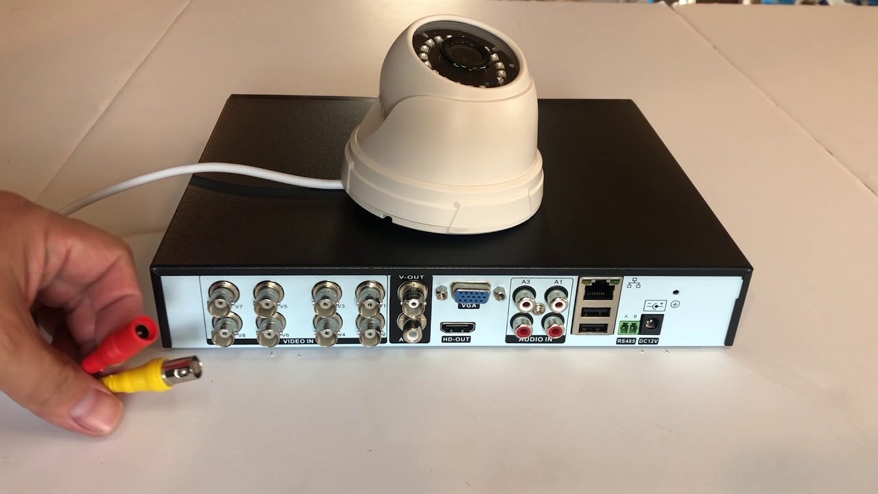 Analog CCTV Camera and DVR - YouTube