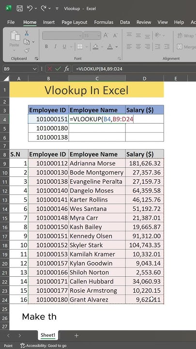VLOOKUP In Excel | VLOOKUP Formula | Advance Excel Tips & Tricks - YouTube