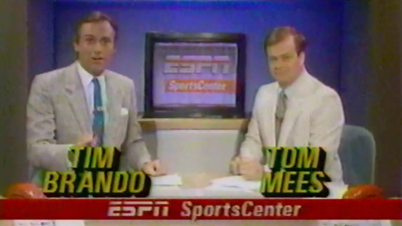 1988 SportsCenter w/ Tim Brando and Tom Mees TV Commercial ... Billy Martin Firing, Tyson vs ...