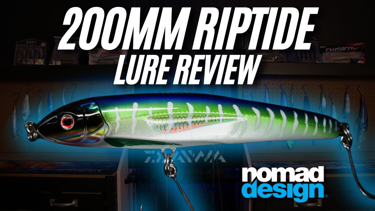 Test & Review - Nomad Design Riptide 200mm Floating Stickbait - YouTube