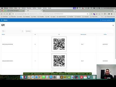 Generar y leer codigos QR en Oracle Apex - YouTube
