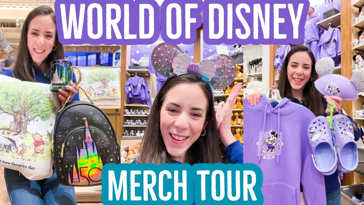 WORLD OF DISNEY New Merch Tour at Disney Springs January 2023 | Walt ...