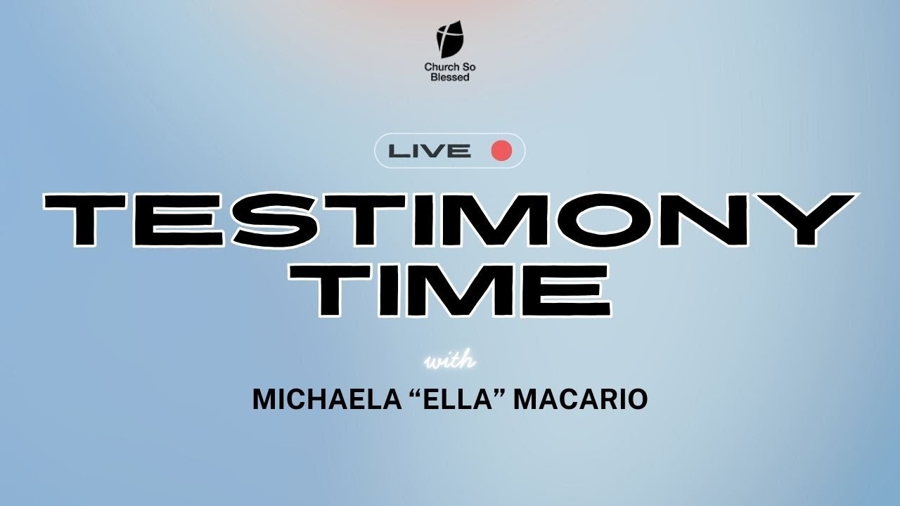 Testimony Time - Ms. Michaela "Ela" Macario from YA Sparks - YouTube