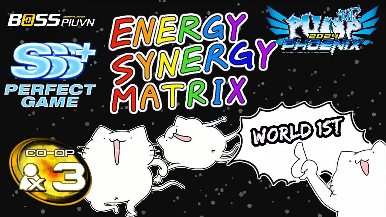 [PUMP IT UP PHOENIX] Energy Synergy Matrix (ESM) CO-OP X3 All Perfect!! (WORLD 1ST) - YouTube