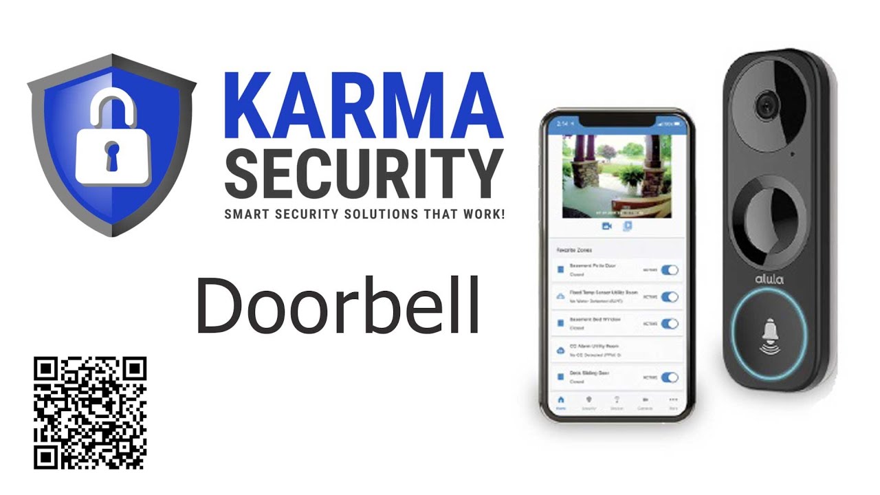 Karma Security Alula Video Doorbell captures - YouTube
