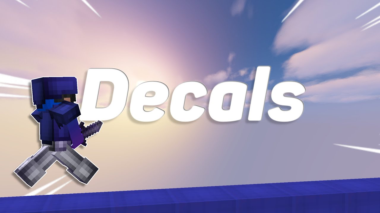 Bedwars montage- Decals - YouTube