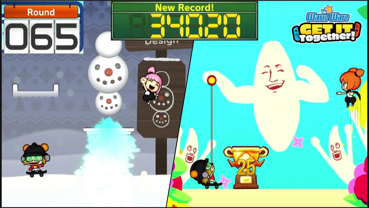 Wario Cup Week 25: Look Both Ways - High Score 34020 | WarioWare: Get ...