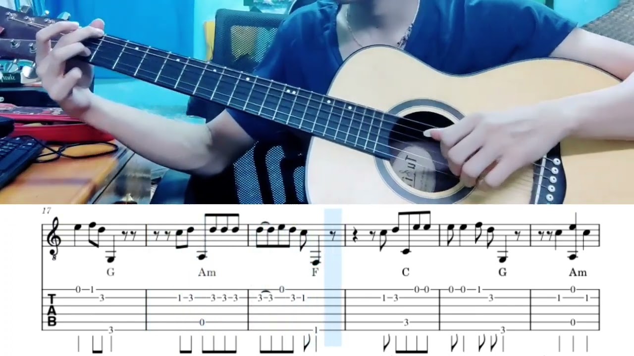 One Day -- Matisyahu (fingerstyle cover playthrough with tab) - YouTube