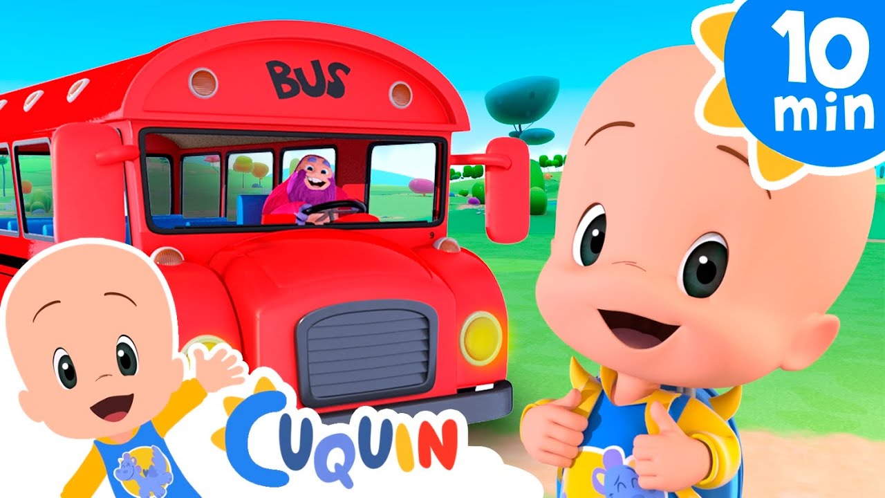 Las ruedas del bus colores | Canta junto a Cleo & Cuquin - YouTube