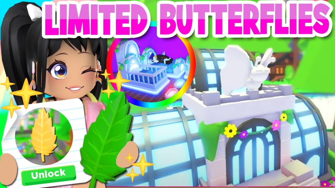 *LIMITED TIME* BUTTERFLY SANCTUARY 🦋 Fantasy Furniture in ADOPT ME ...