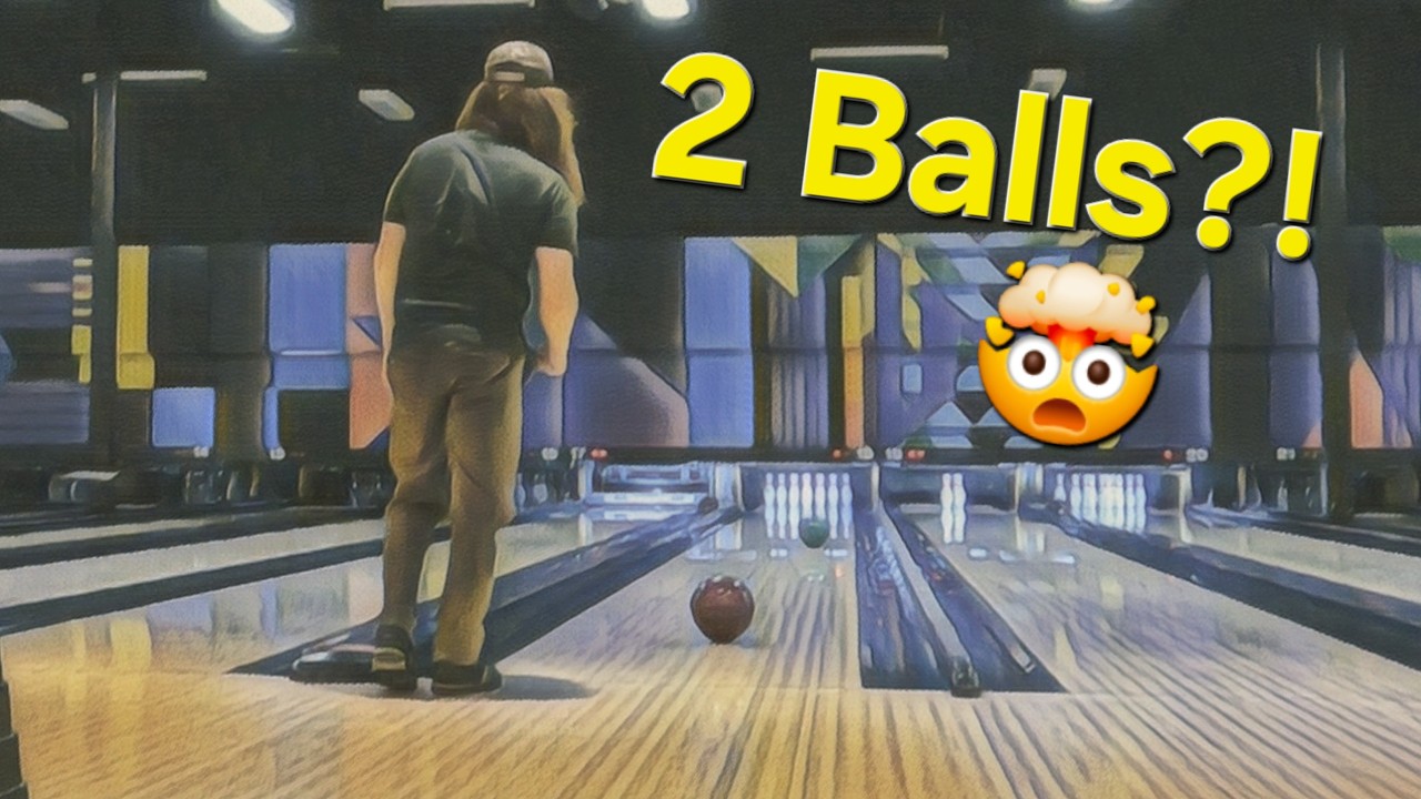Best Trick Shot Ever! Spinning Ball Spare - Between the Legs Bowling ...