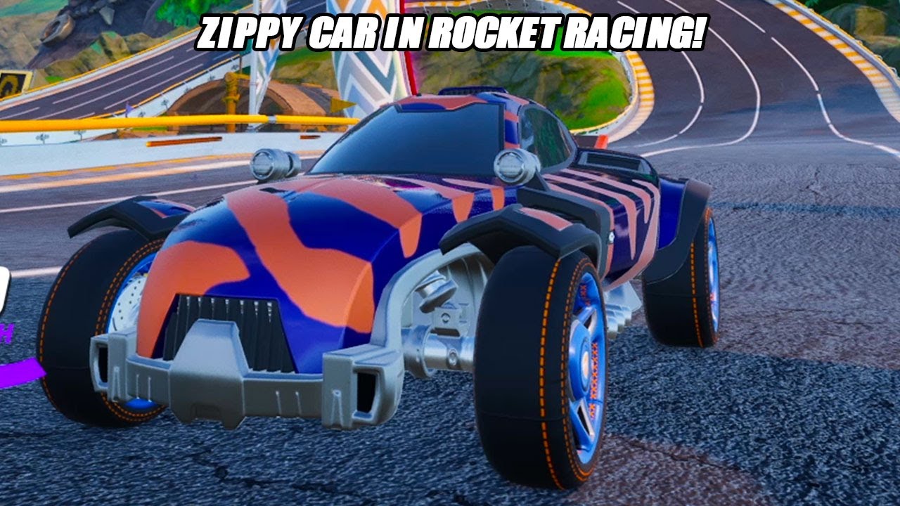 Using The *NEW* Zippy Car In Rocket Racing & It Looks SO GOOD ...