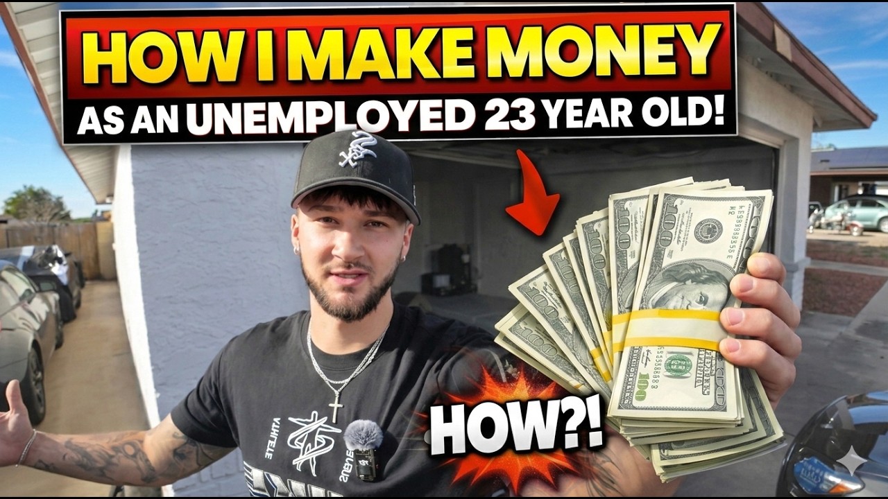 23 & UNEMPLOYED... How I Make Money - YouTube