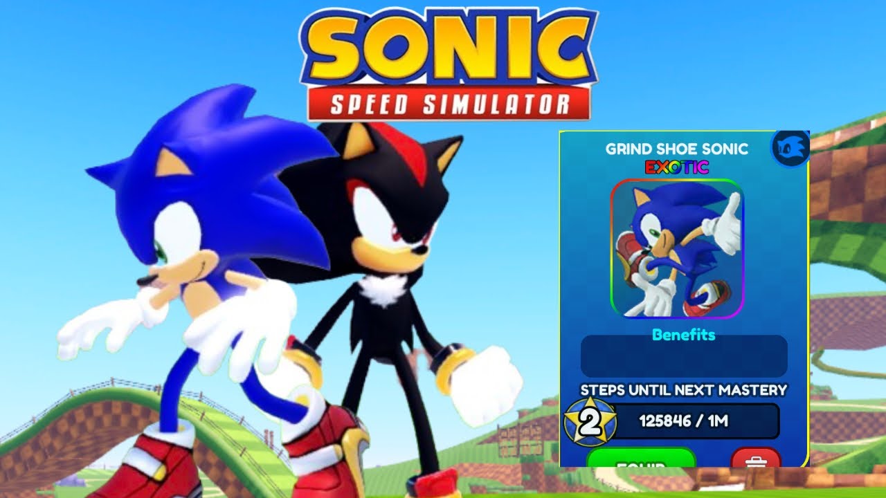 UNLOCKING GRIND SHOE SONIC, 2 YEAR ANNIVERSARY, AND NEW MECHANICS ...