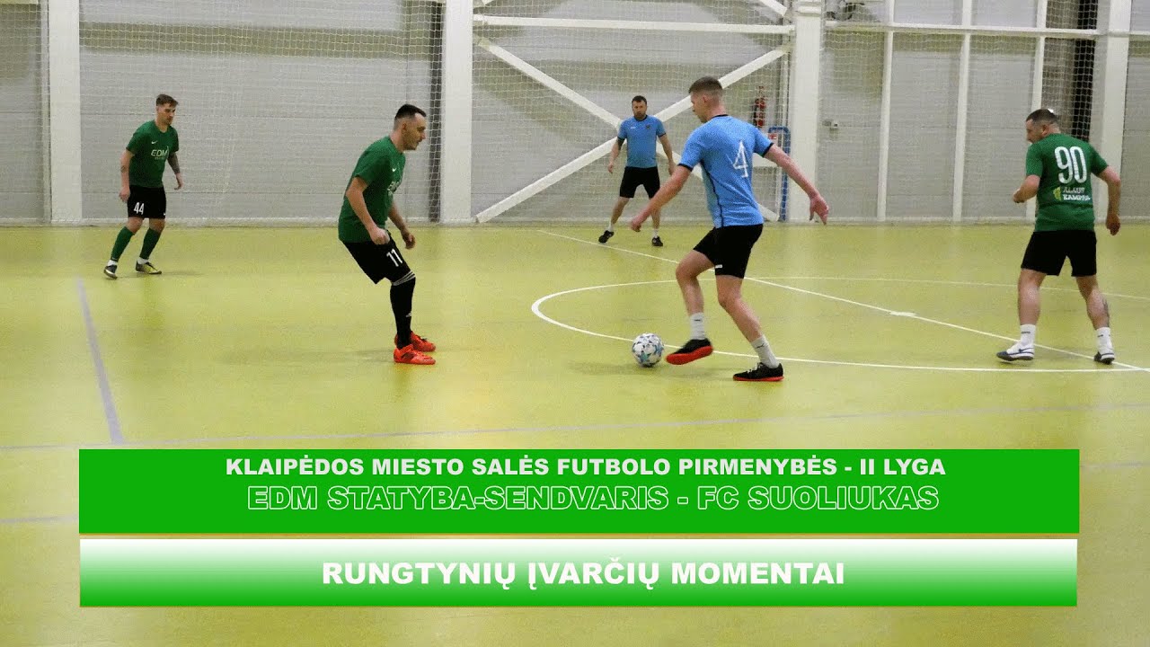 EDM STATYBA-SENDVARIS - FC SUOLIUKAS 3-2 (2-1) [ĮVARČIAI] - YouTube