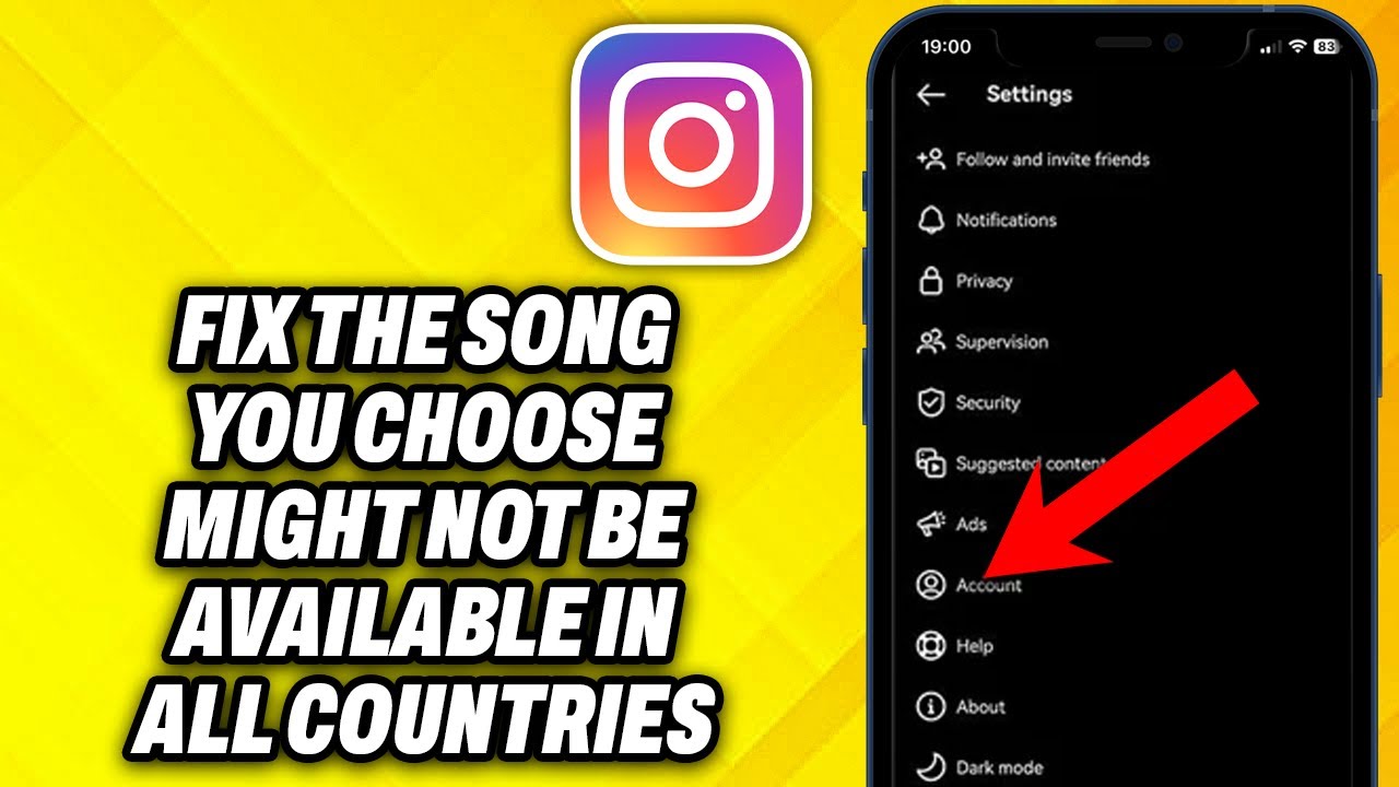 How To Fix The Song You Choose Might Not Be Available In All Countries ...