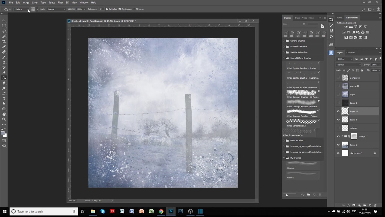 Finishing an Image with Painterly Touches - YouTube