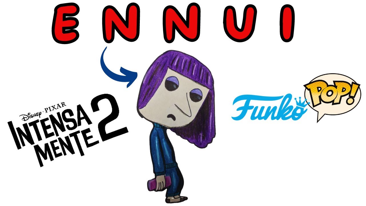 Como DIBUJAR a ABURRIMIENTO (Ennui) FUNKO POP de INTENSAMENTE 2 ...