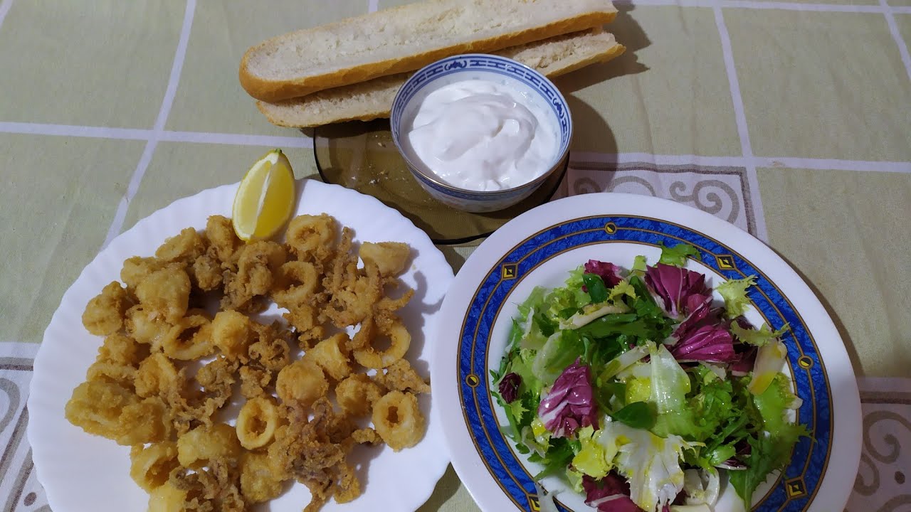 Calamares fritos - YouTube