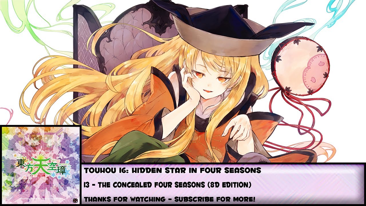 Touhou: HSiFS - The Concealed Four Seasons (8D Version) - YouTube