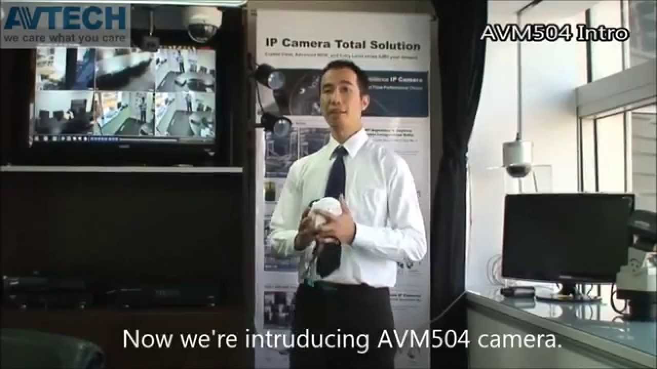 AVM503 Solution for Pan Indoor Camera AVTECH - YouTube